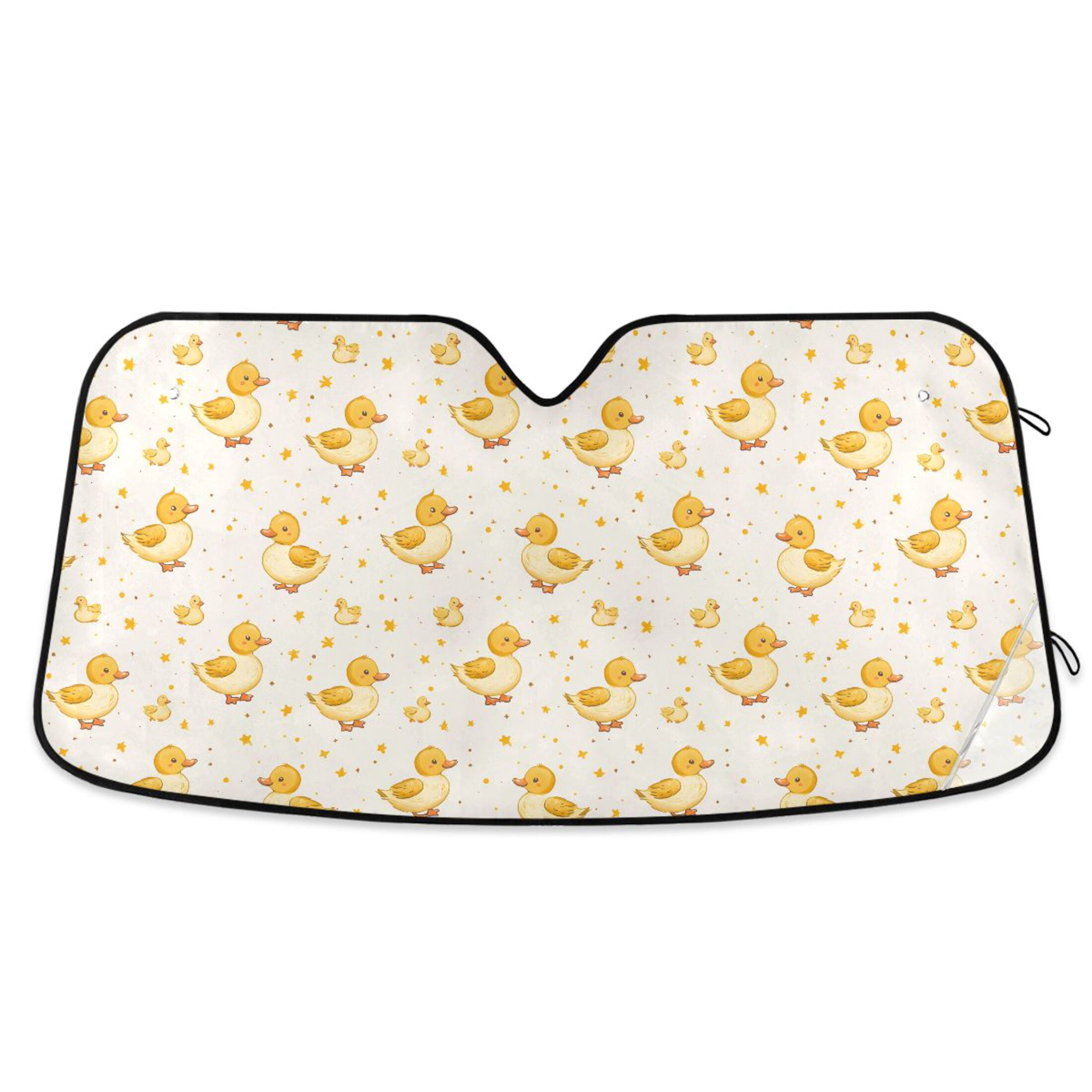 ALAZA Cartoon Ducks Cute Pattern Car Windshield Sun Shade Foldable UV ...