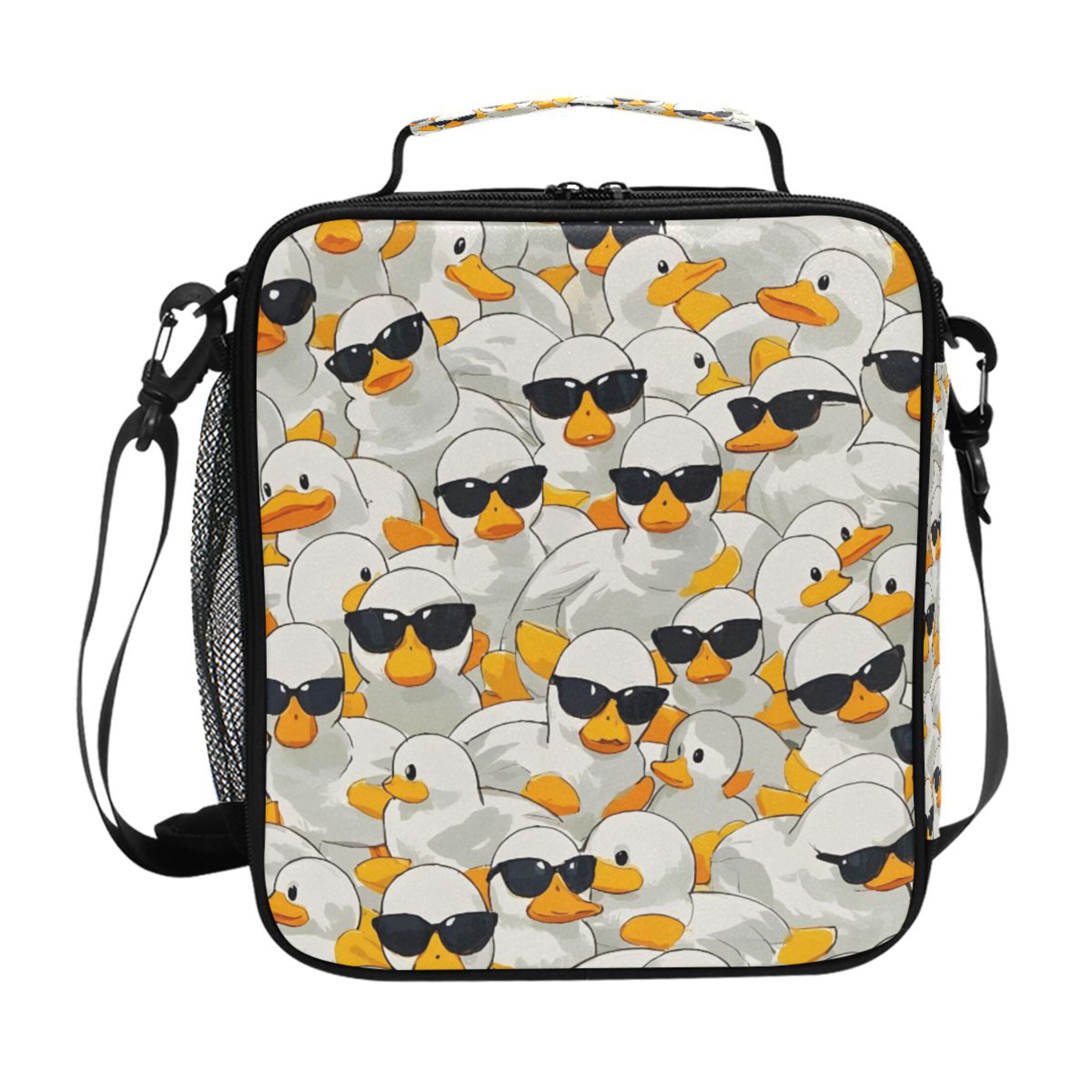 ALAZA Cartoon Ducks Lunch Box Insulated Lunch Bag Reusable Thermal ...