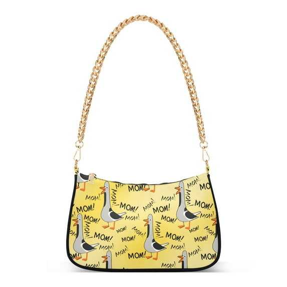 ALAZA Cartoon Ducks Women's Chain Shoulder Bag Hobo Handbag Tote ...