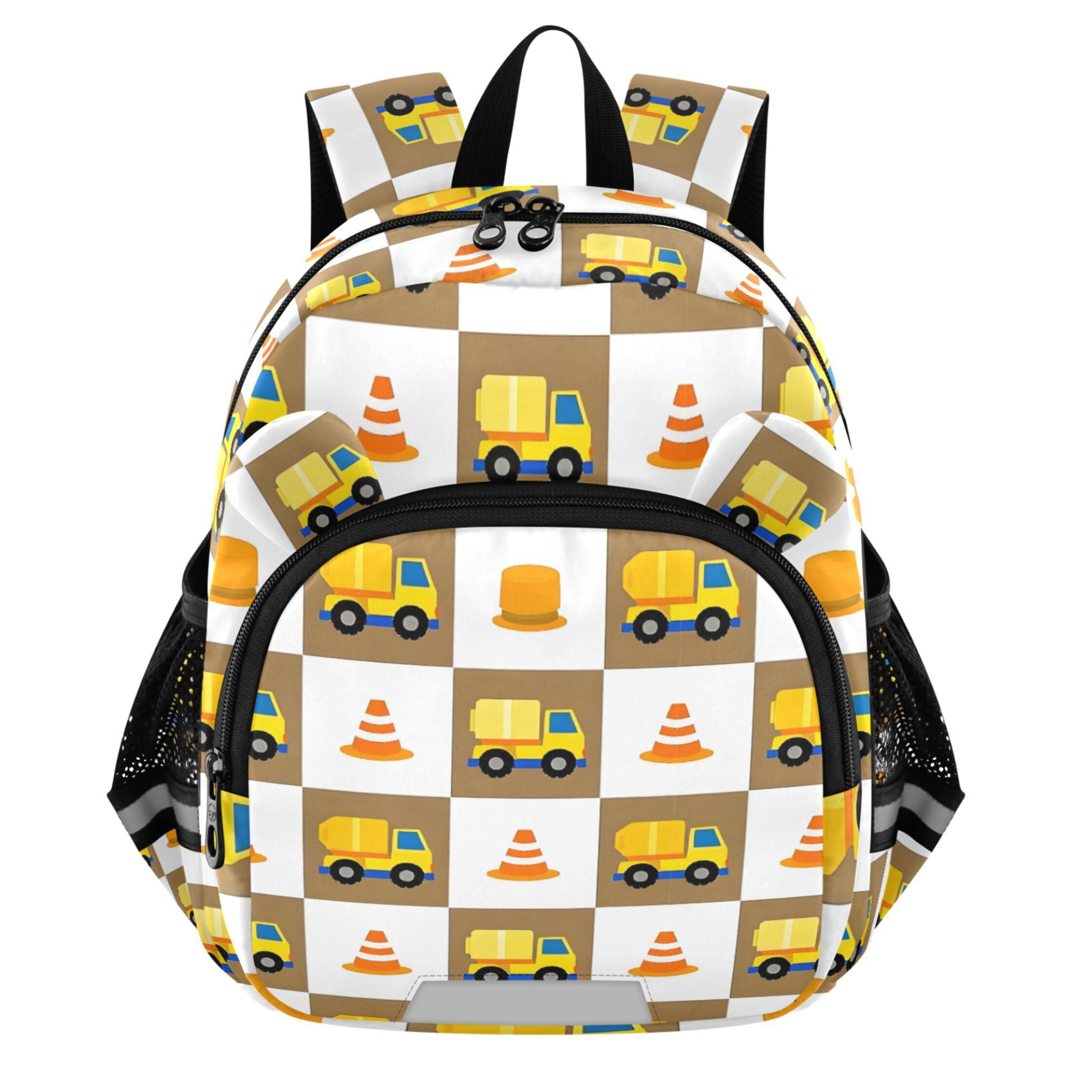 ALAZA Cartoon Engineering Vehicles Mini Backpack School Bookbag Age 3-7 ...