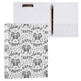 ALAZA Cartoon Gamepad Hardcover 3 Ring Binder 1.5" D-Rings with ...