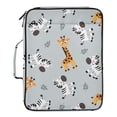 ALAZA Cartoon Giraffe Zebra Pattern Expanding Accordion File Folder 3 ...
