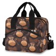 ALAZA Cartoon Gorillas-a1 Insulated Lunch Box Large Reusable Cooler Bag ...