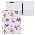 ALAZA Cartoon Octopus Pattern Hardcover 3 Ring Binder 1.5" D-Rings with ...