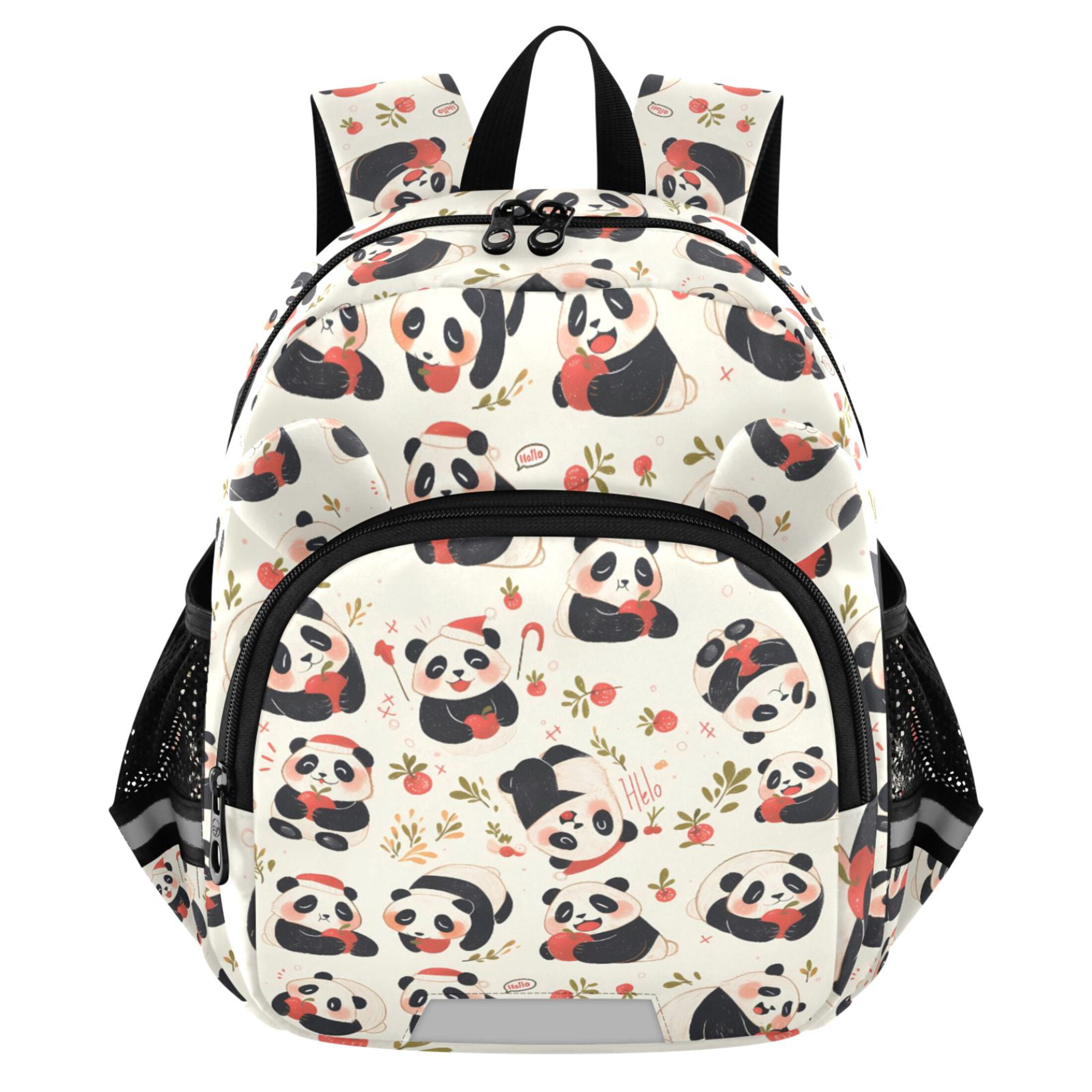 ALAZA Cartoon Pandas Mini Backpack School Bookbag Age 3-7 Small ...