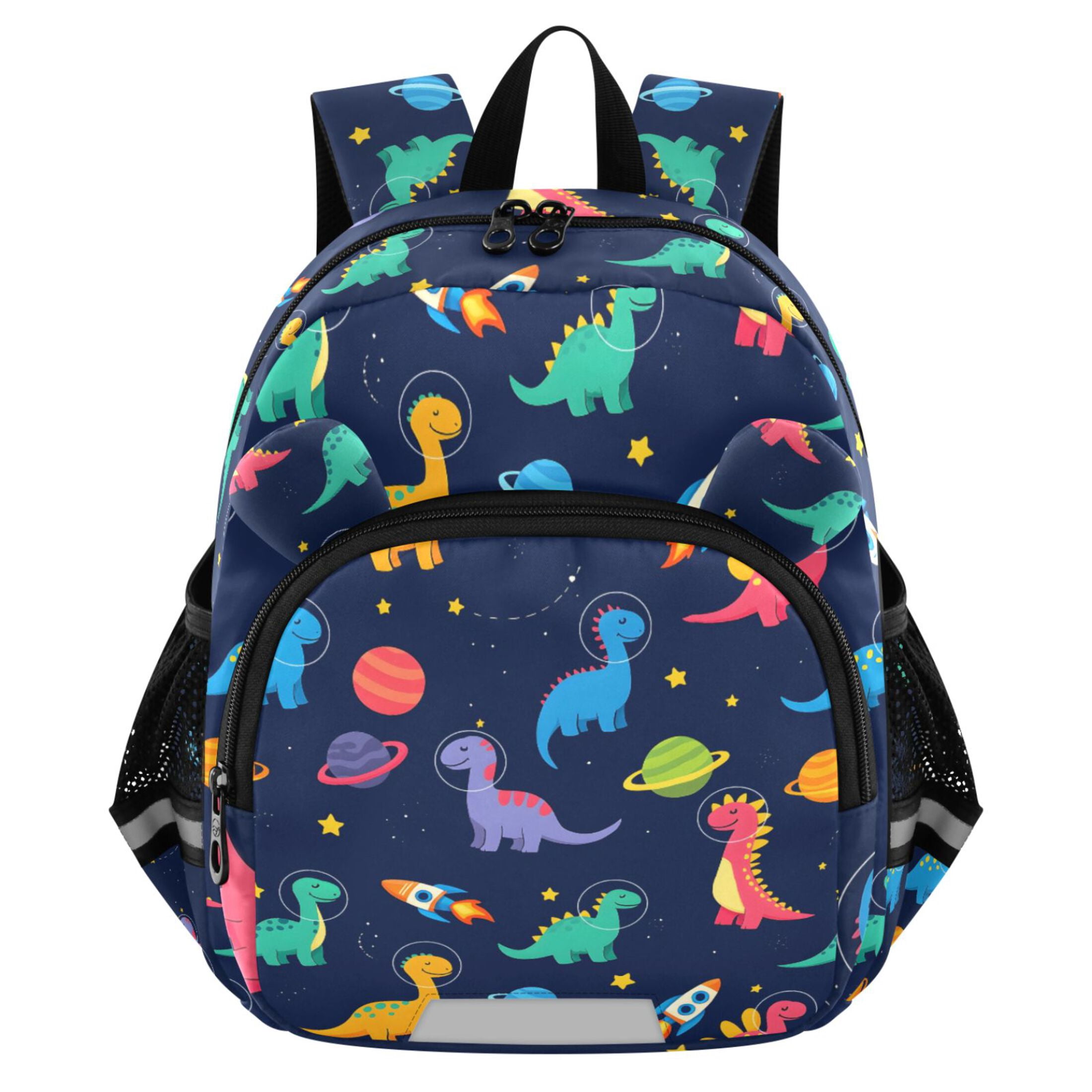 ALAZA Cartoon Planet Dinosaur Mini Backpack School Bookbag Age 3-7 ...