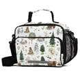 ALAZA Cartoon Rabbits Bears Forest Lunch Box Insulated Cooler Bag ...