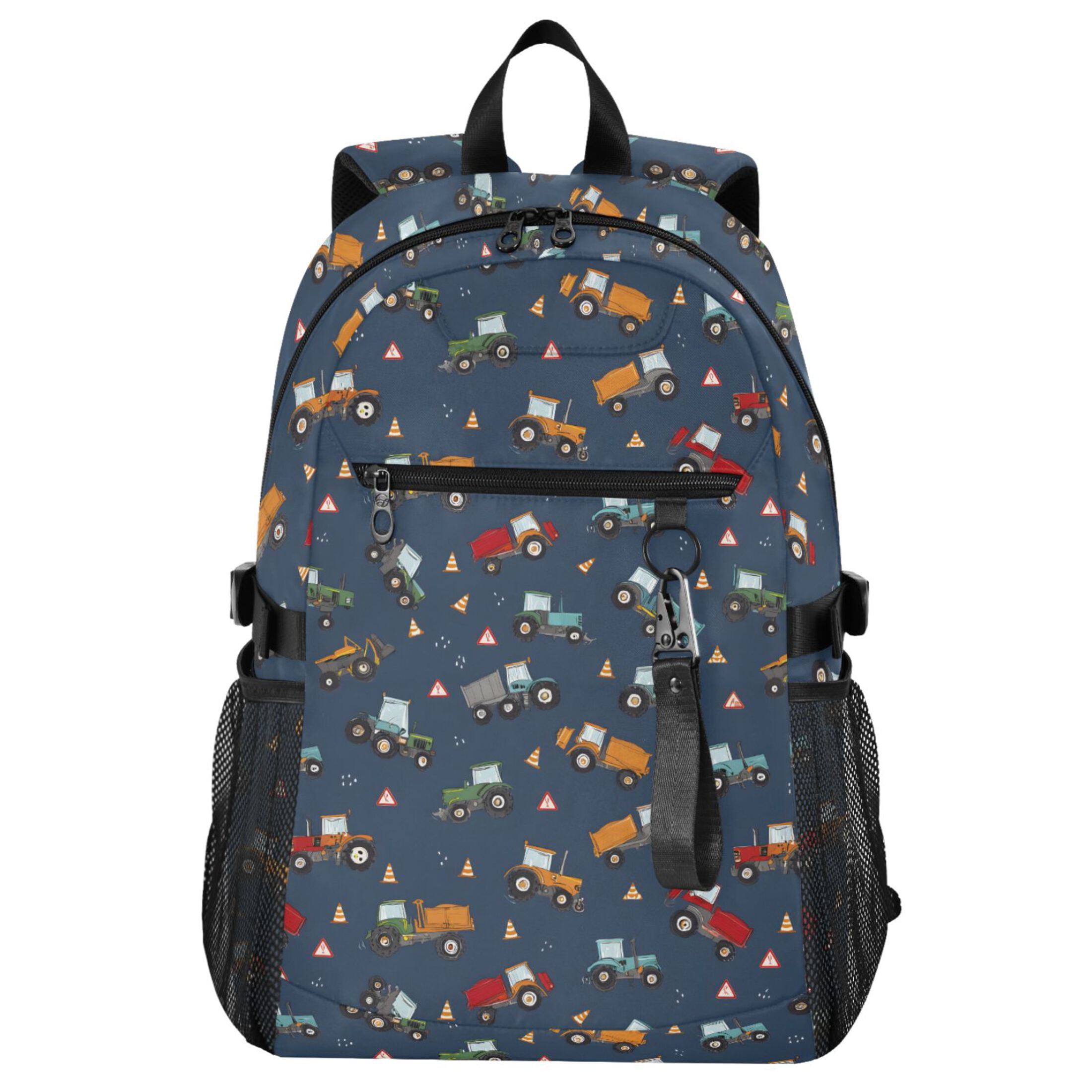 ALAZA Cartoon Trucks Vehicle-t3 Pattern School Backpack Travel Laptop ...