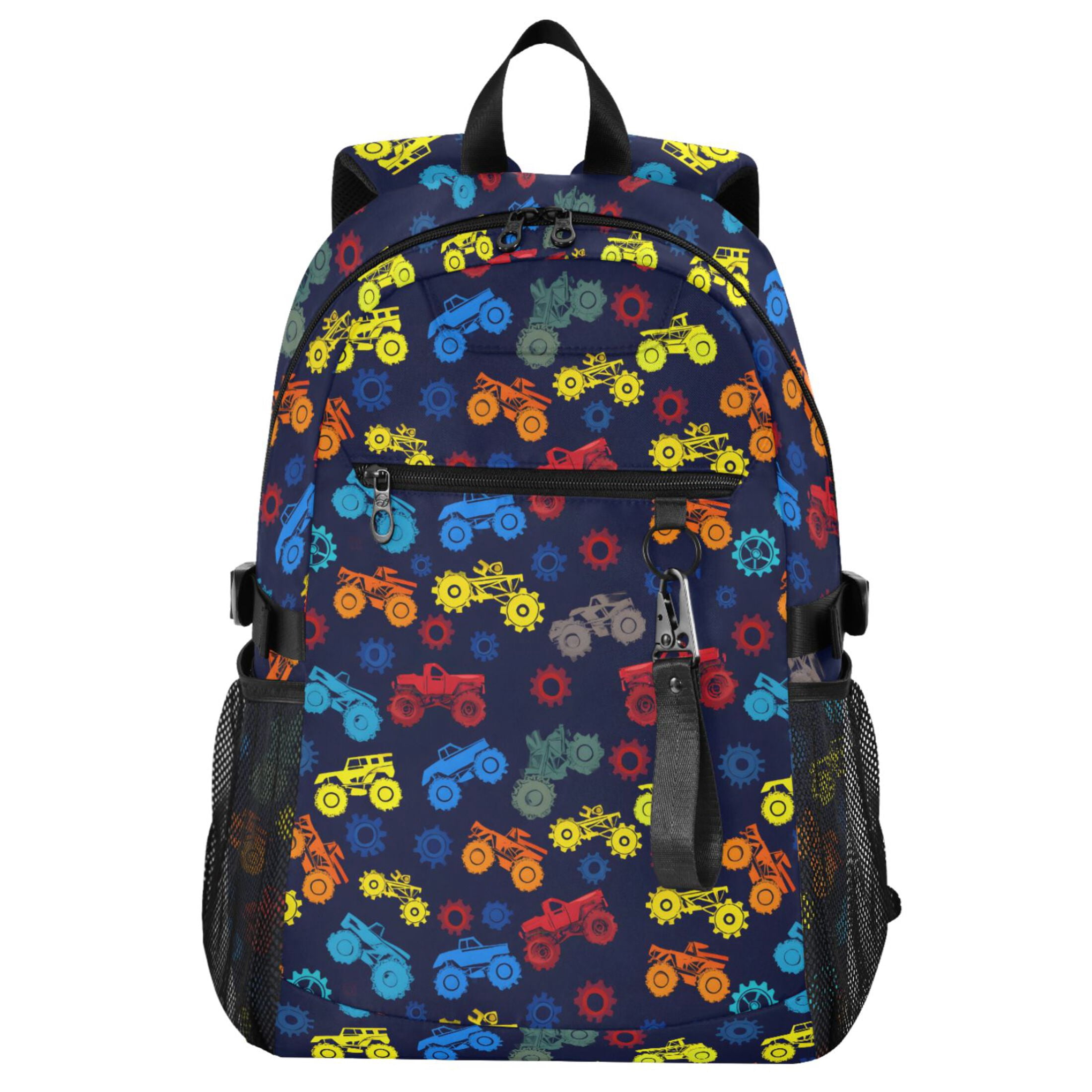 ALAZA Cartoon Trucks Vehicle-t5 Pattern School Backpack Travel Laptop ...