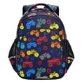 ALAZA Cartoon Trucks Vehicle-t5 School Backpack Elementary Bag Student ...