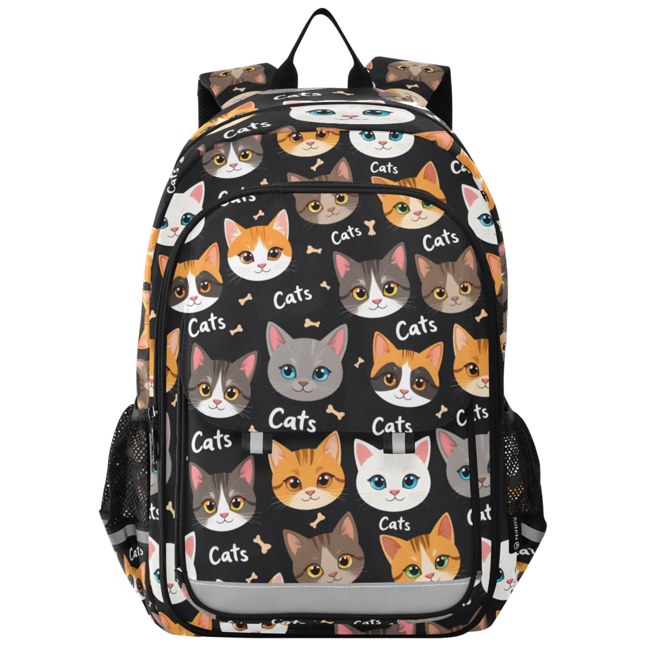 ALAZA Cat Bones School Laptop Backpack Travel Bag Casual Student ...
