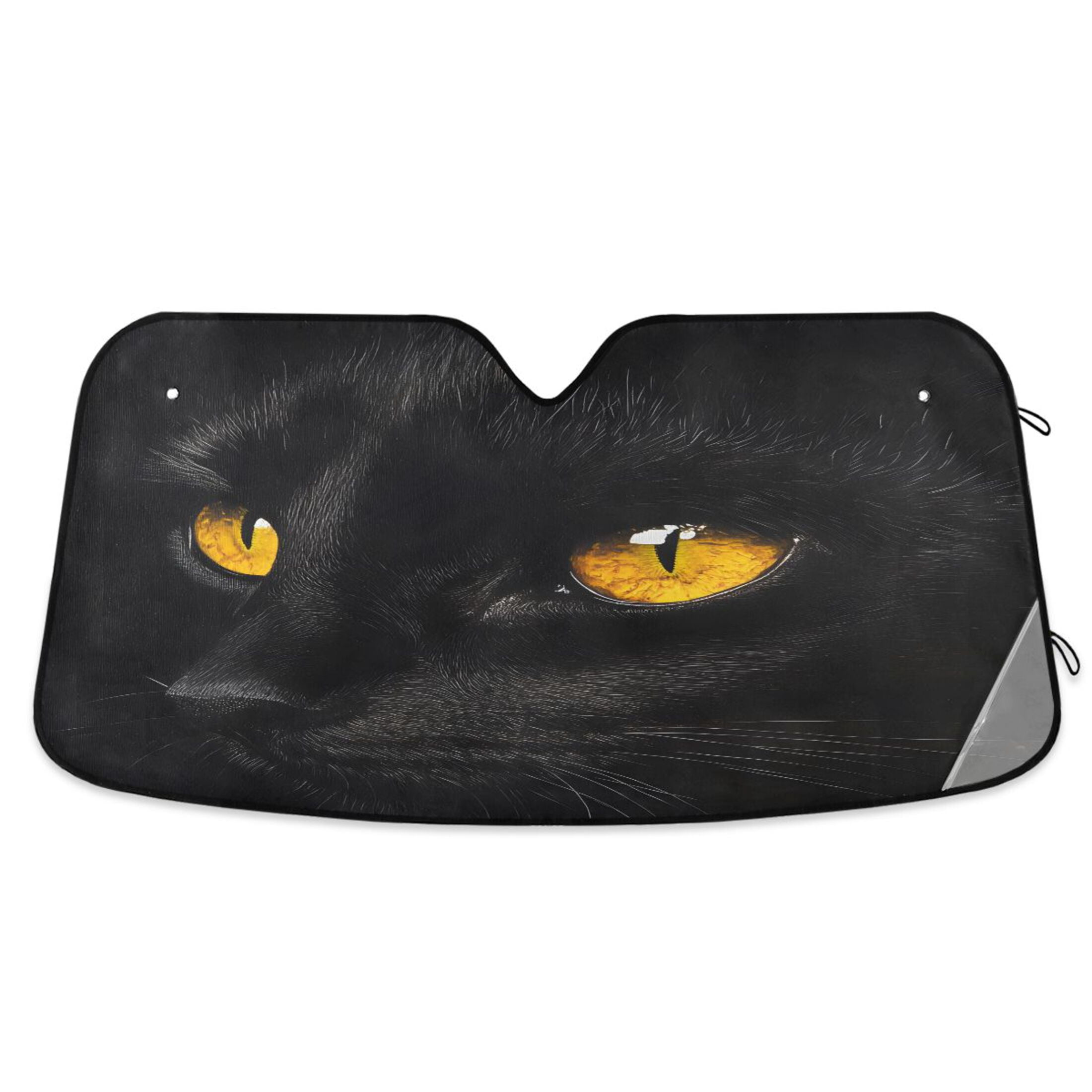 ALAZA Cat's Eyes Windshield Sun Shade Car Foldable Visor Block UV Rays ...