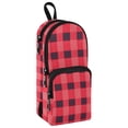 ALAZA Checkered Pattern Pencil Case Pen Pouch Stationery Organizer Bag ...