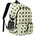 ALAZA Checkered-h8 Print Student Backpack School Bookbag Large Laptop ...