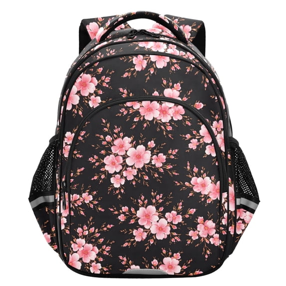 ALAZA Cherry Blossoms Floral School Backpack Elementary Bag Student ...