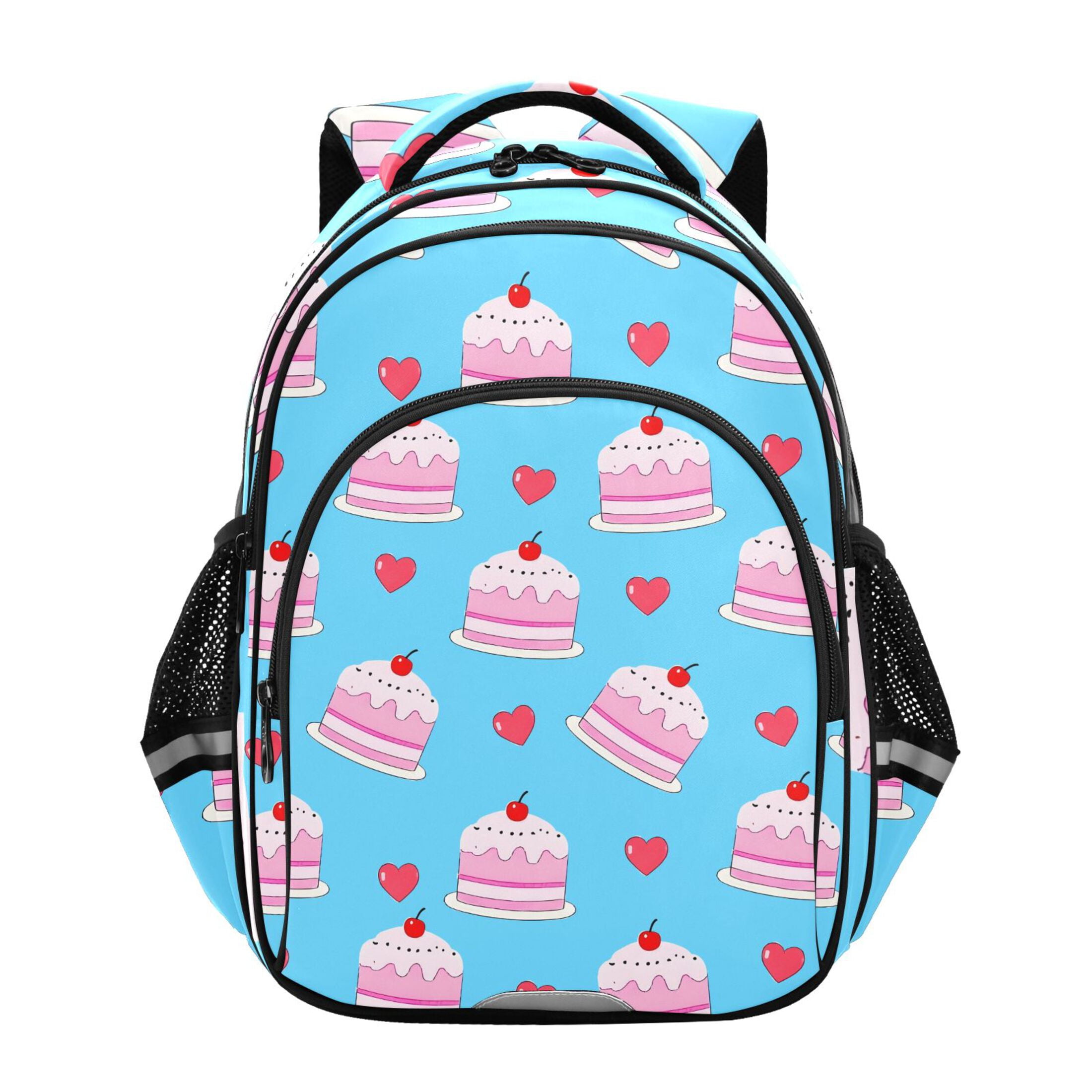 ALAZA Cherry Cakes School Backpack Elementary Bag Bookbag Travel ...