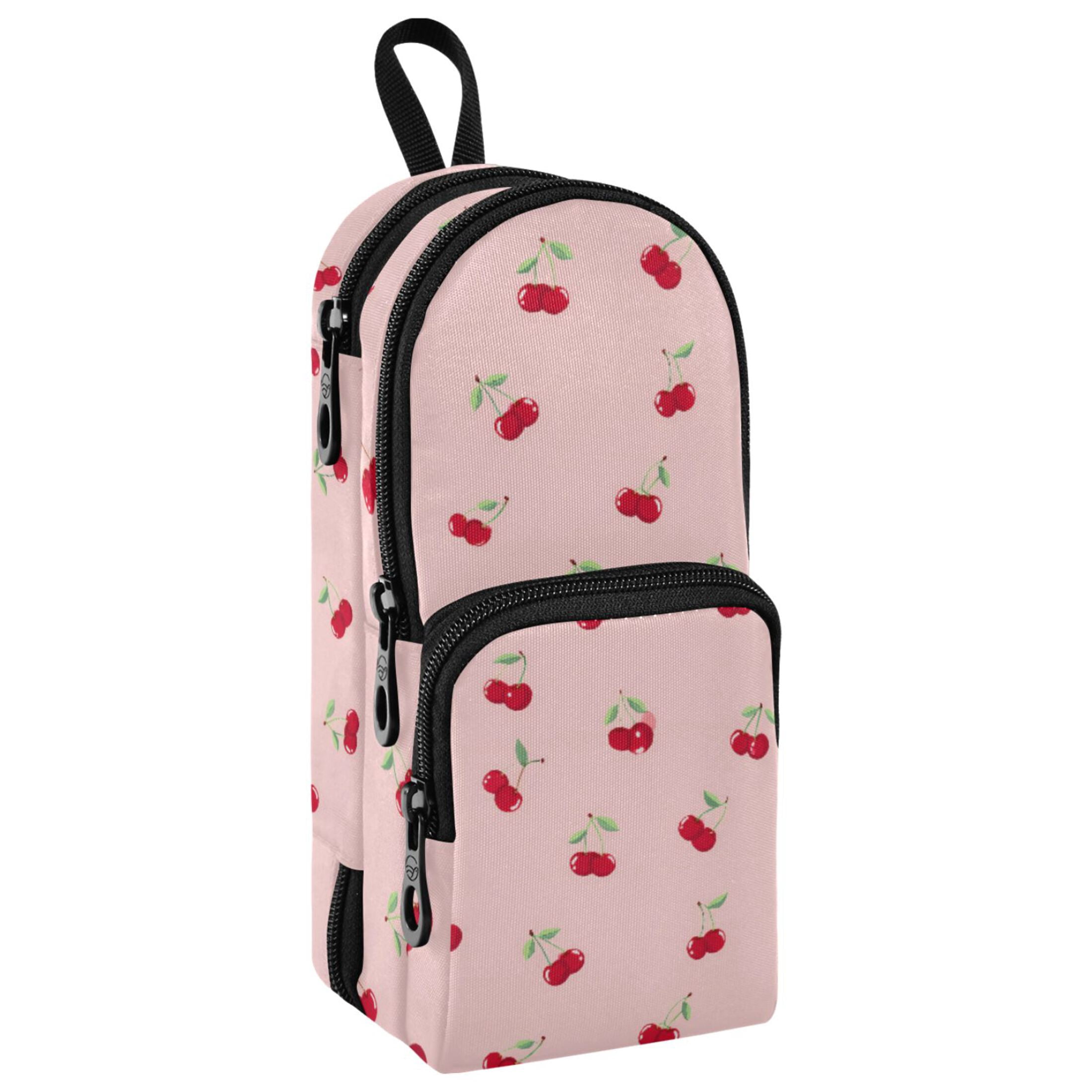 ALAZA Cherry Fruits Pencil Case Pen Pouch Stationery Organizer Bag ...
