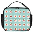 ALAZA Cherry Strawberry Insulated Lunch Box Lunch Bag Cooler Tote with ...