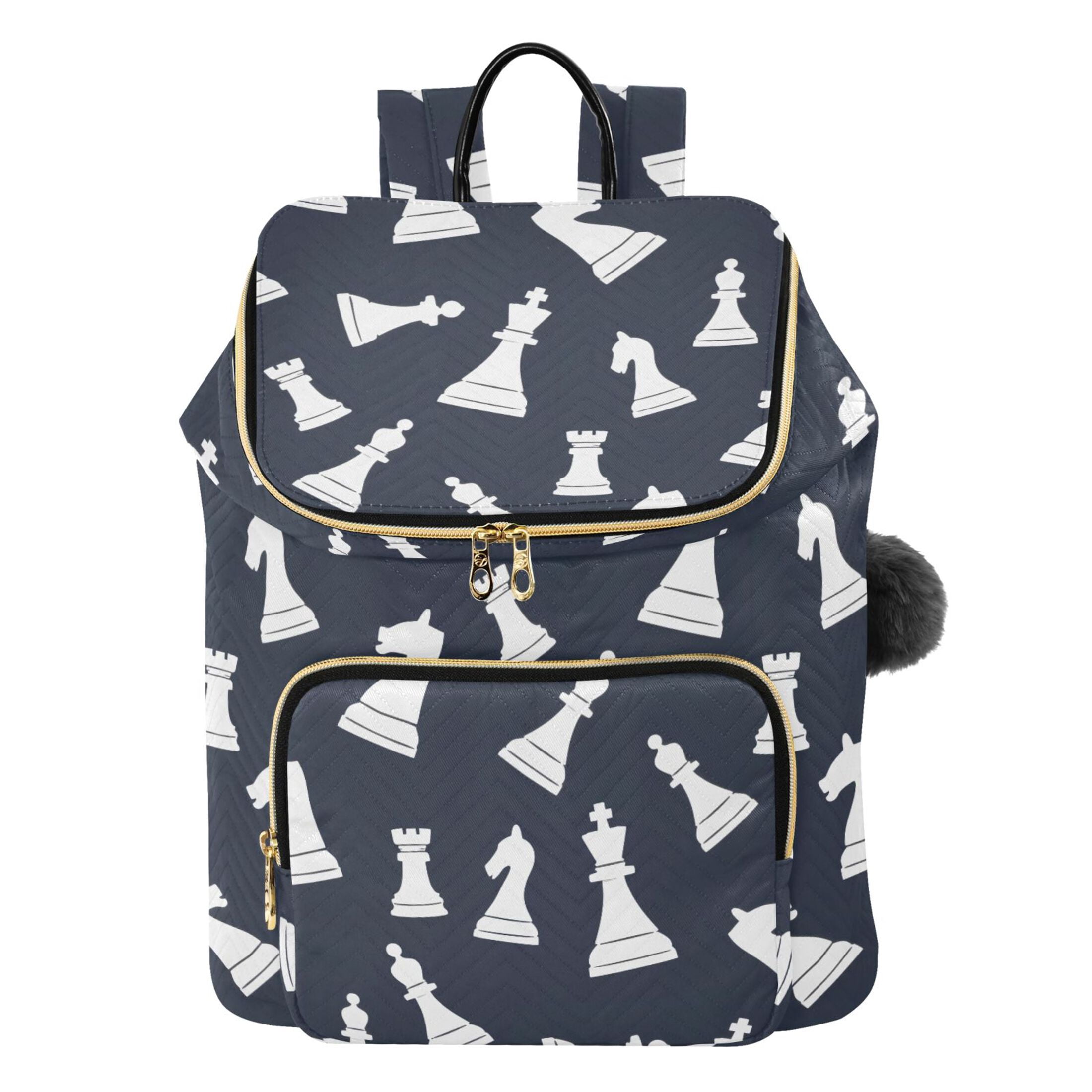 ALAZA Chess Vintage Travel Backpack Laptop Bag Large Capacity Daypack ...