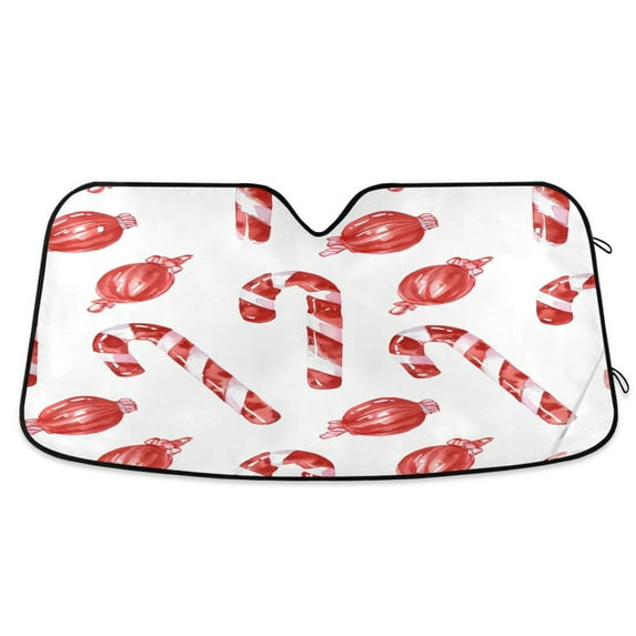 ALAZA Christmas Multi Candy Windshield Sun Shade Car Foldable Visor ...