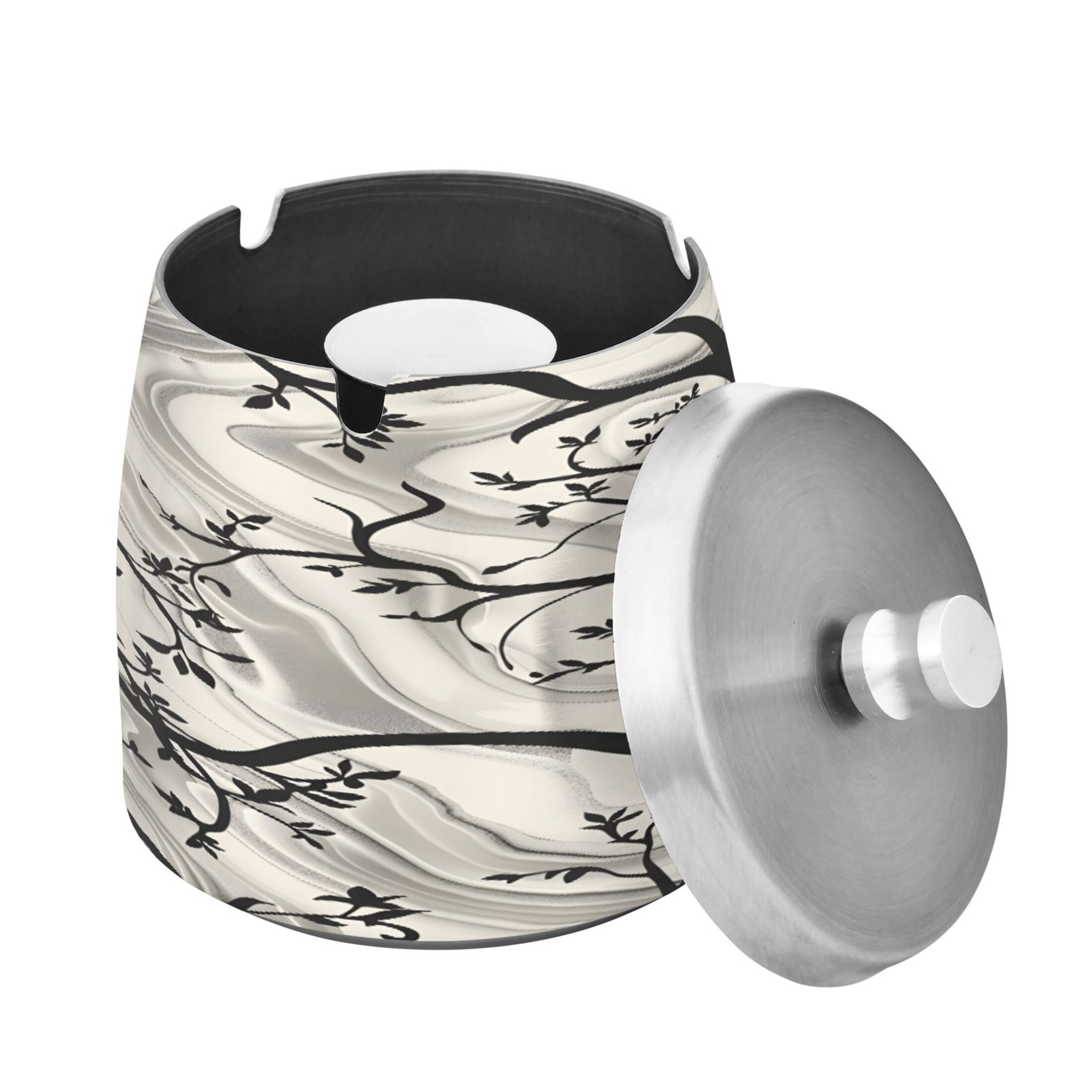 ALAZA Cigar Ashtray with Lid Artistic Tree Branch Ash Tray for ...