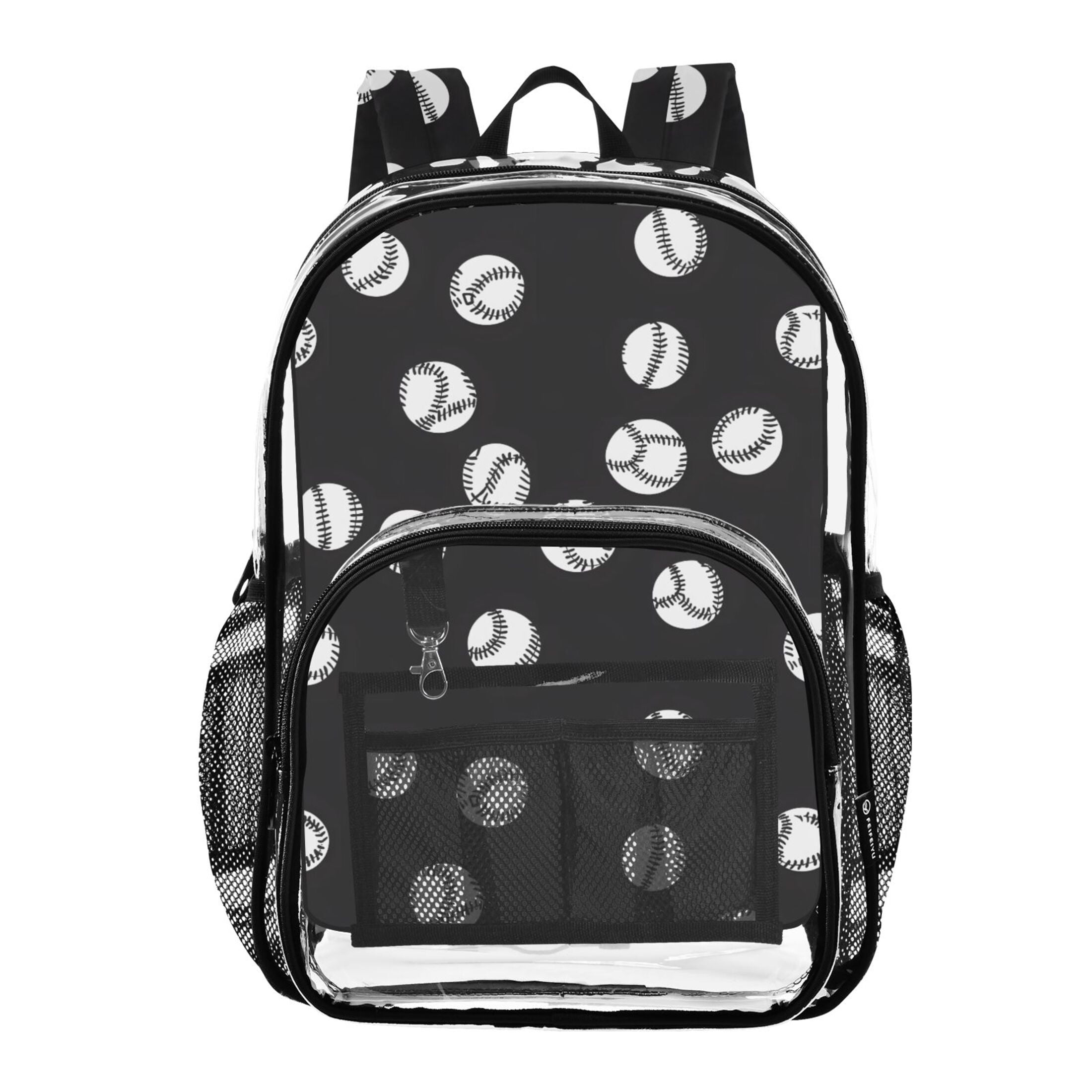 ALAZA Clear Backpack Baseball Pattern PVC Transparent BookBag - Walmart.com