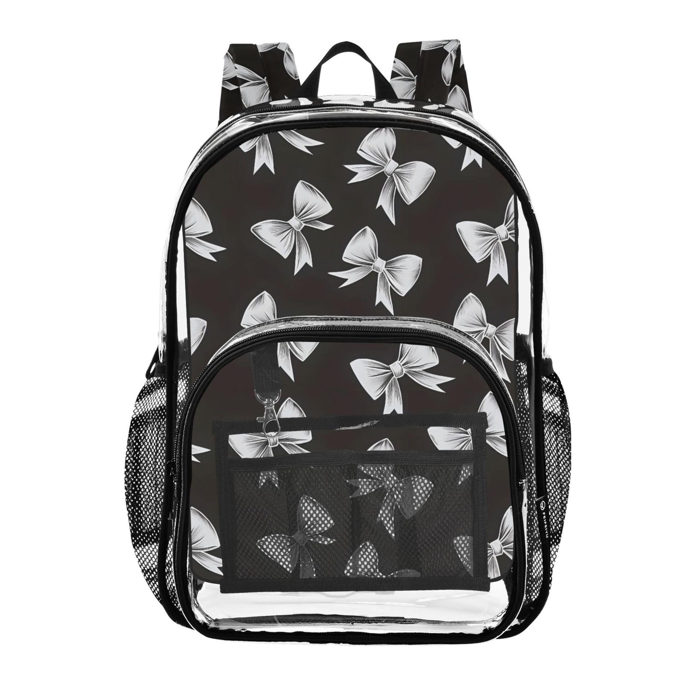 ALAZA Clear Backpack Bow PVC Transparent BookBag - Walmart.com