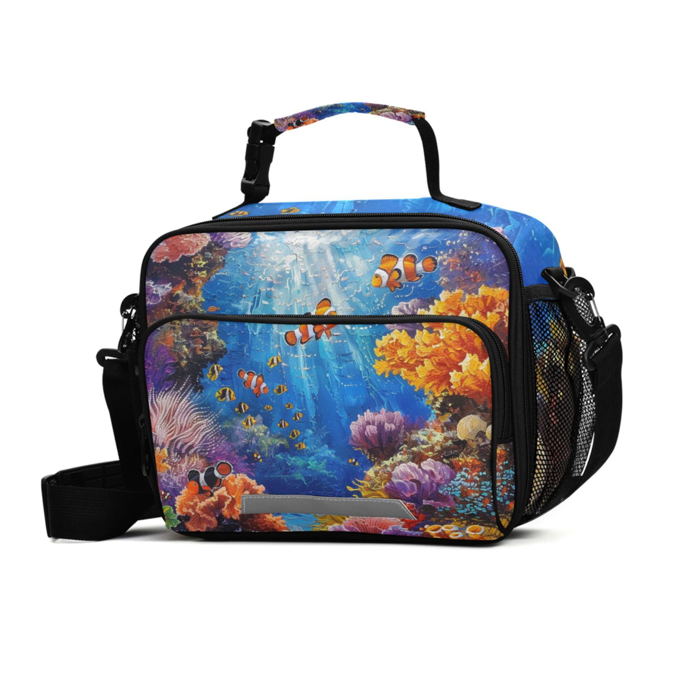 ALAZA Clownfish Corals in Ocean Lunch Box Insulated Cooler Bag Reusable ...