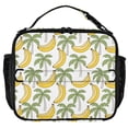 ALAZA Coconut Tree Bananas Insulated Lunch Box Lunch Bag Cooler Tote ...
