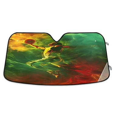 28.5 x 58 in. Solar Shield Accordion Sunshade - Walmart.com