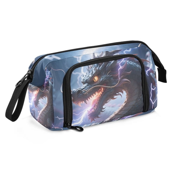 ALAZA Cool Dragon Lightning Pencil Pouch Big Capacity Pencil Case ...