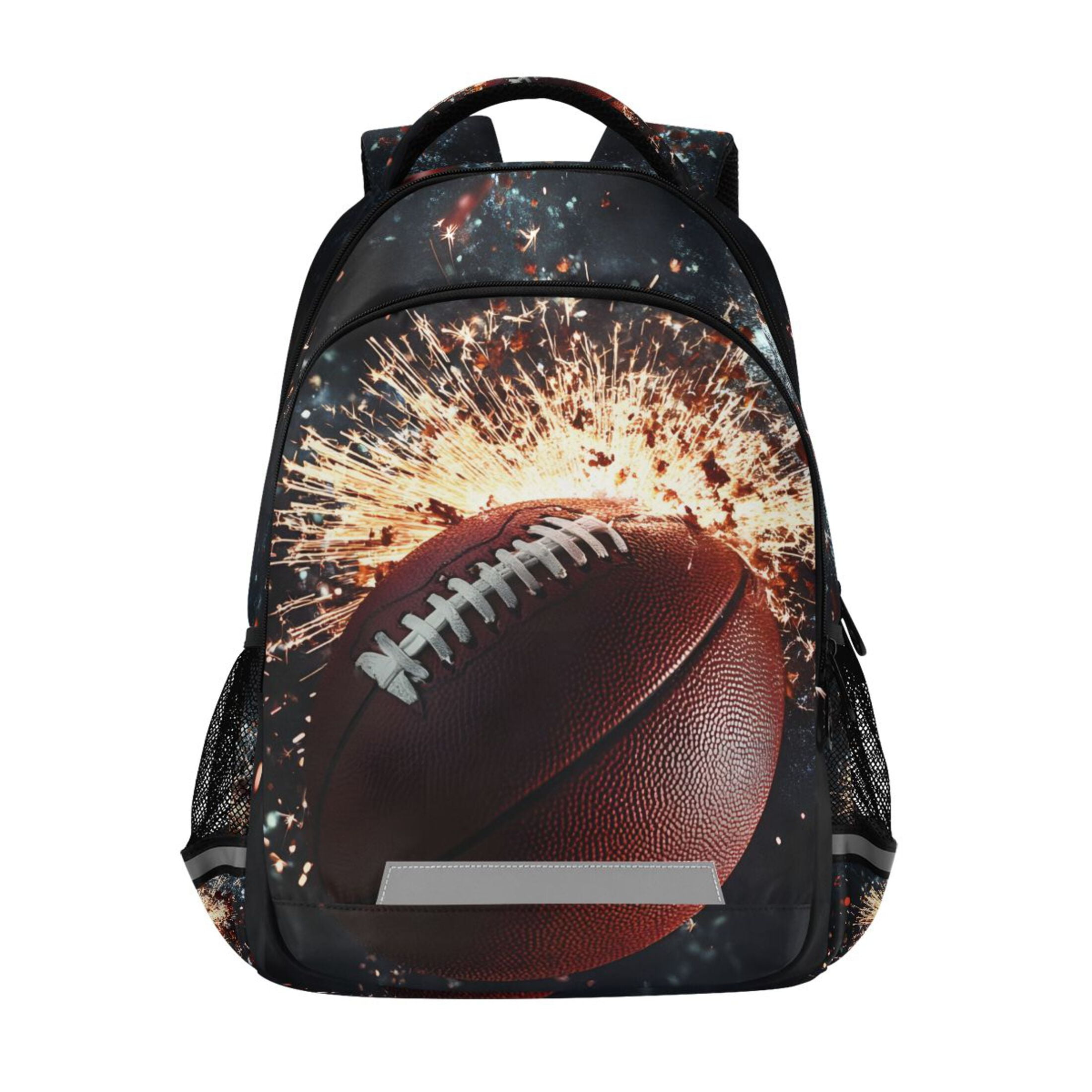 ALAZA Cool Football Backpack Elementary School Bag Bookbag Travel ...