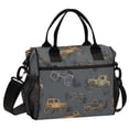 ALAZA Cool Truck Print Cooler Lunch Bag Insulated Reusable Lunch Tote ...
