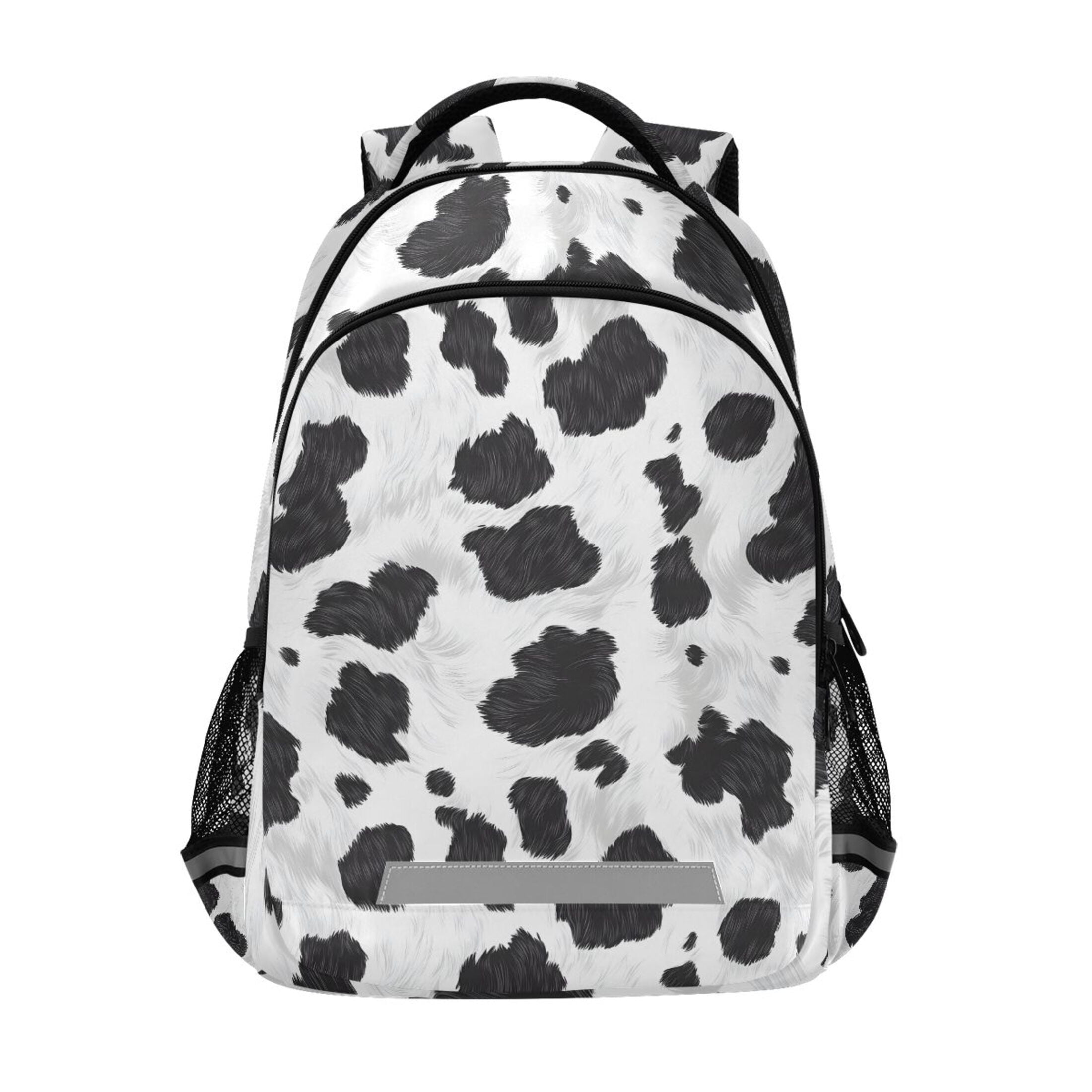 ALAZA Cow Print Backpack Elementary School Bag Bookbag Travel Rucksack ...