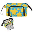 ALAZA Cow Print Pencil Pouch Big Capacity Pencil Case Zipper Organizer ...
