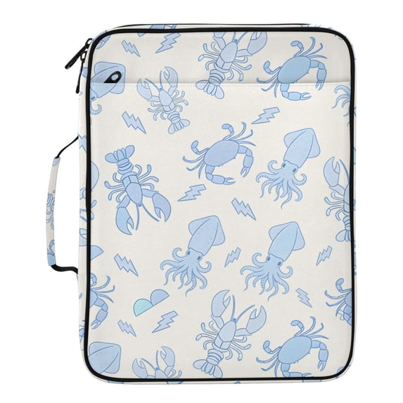 ALAZA Crab Lobster Octopus Pattern Expanding Accordion File Folder 3 ...