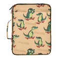 ALAZA Crocodile Skating Pattern Expanding Accordion File Folder 3 Ring ...