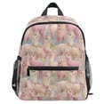 ALAZA Cute Alpaca Pattern School Backpack Student Bookbag Mini Bag ...