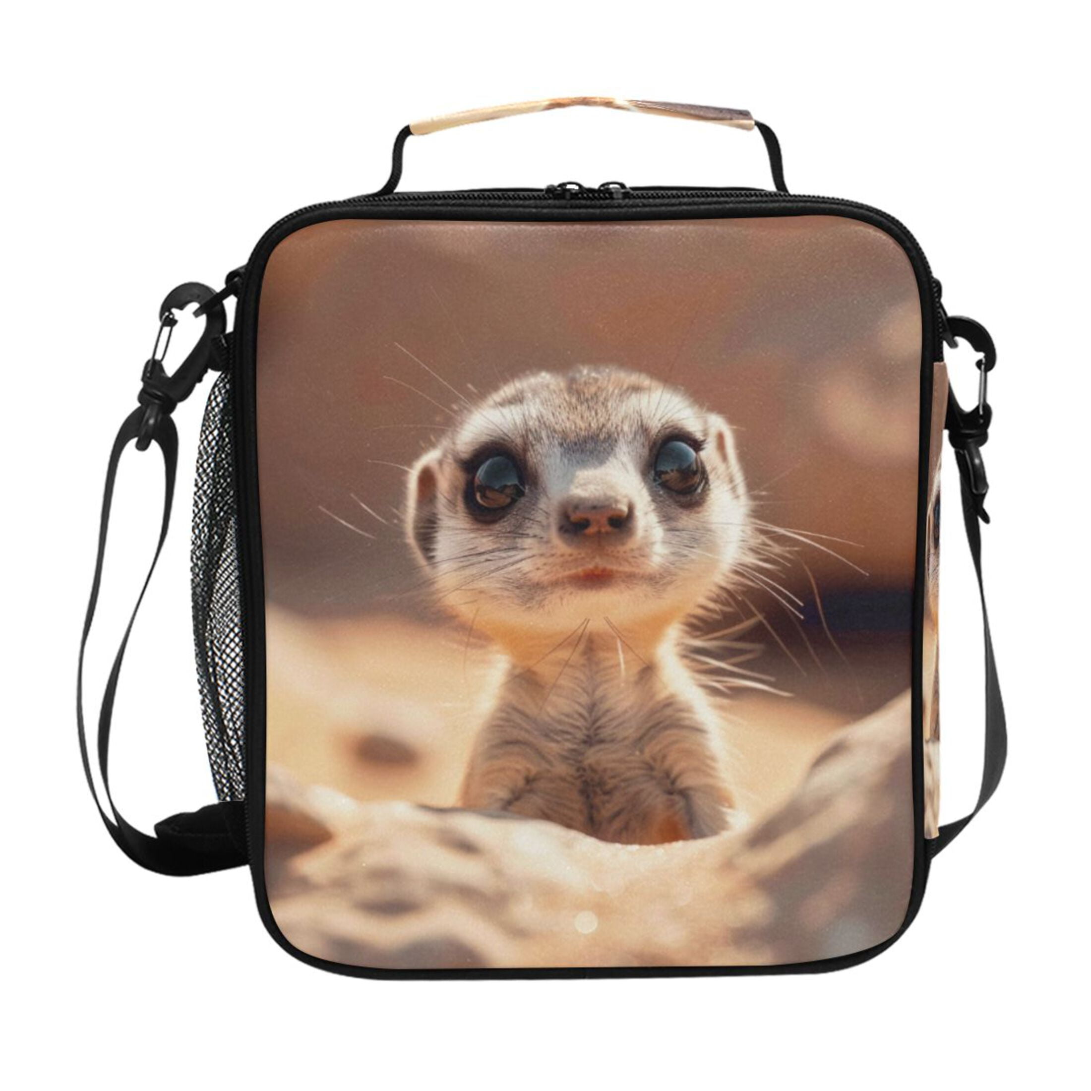 ALAZA Cute Animal Lunch Box Insulated Lunch Bag Reusable Thermal Cooler ...