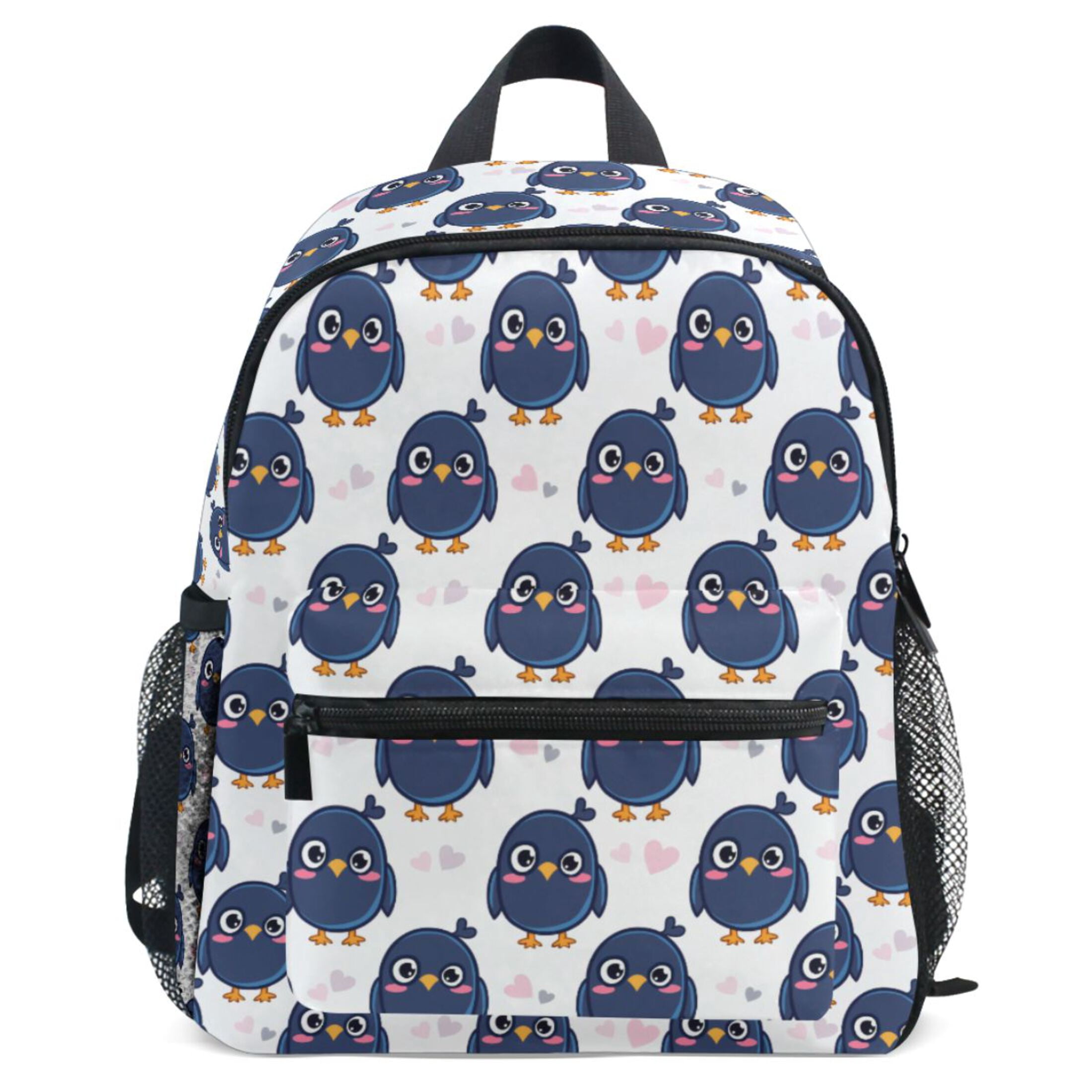 ALAZA Cute Birds Pattern School Backpack Student Bookbag Mini Bag ...