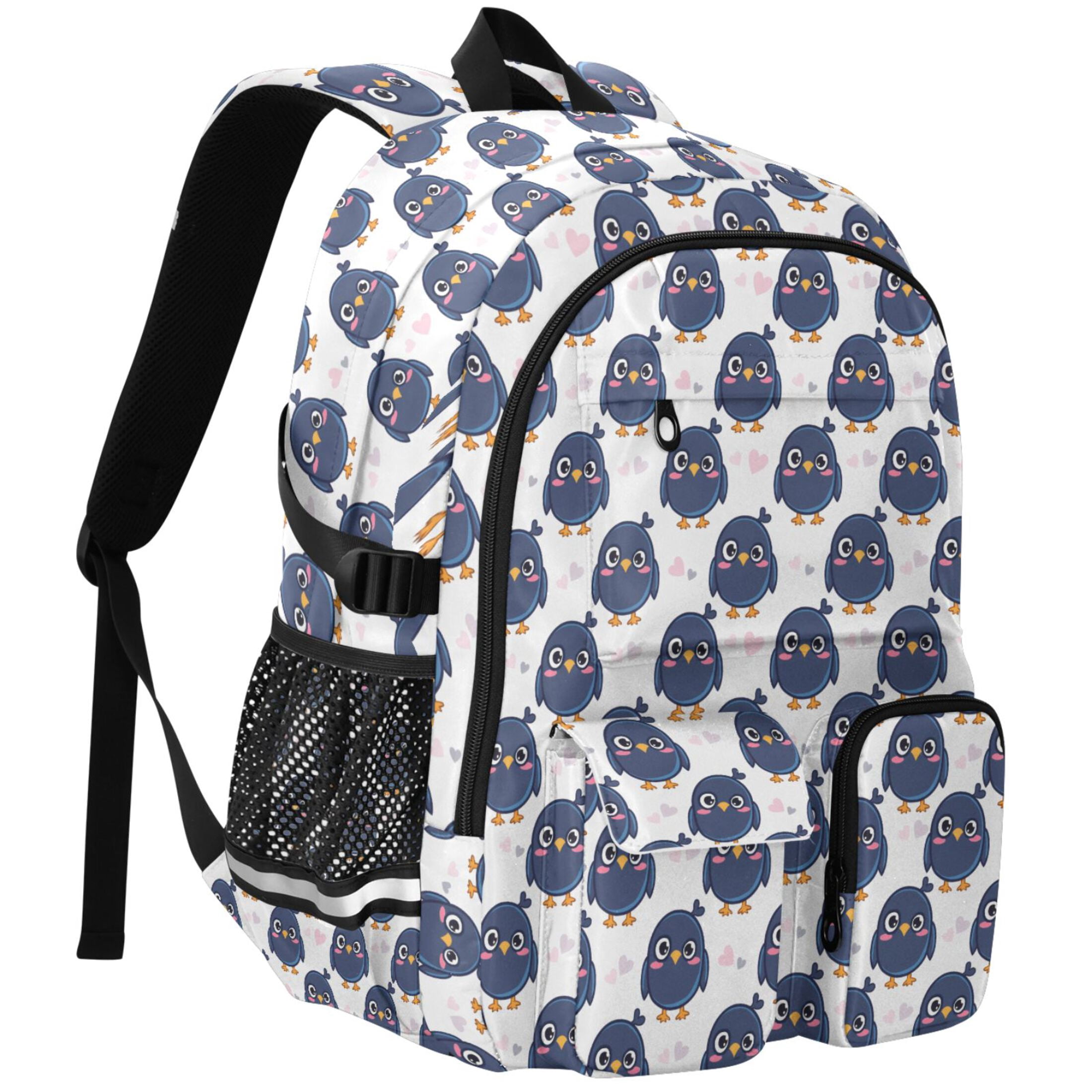 ALAZA Cute Birds Print Student Backpack School Bookbag Large Laptop ...