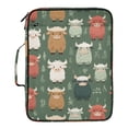 ALAZA Cute Cartoon Cows Pattern Expanding Accordion File Folder 3 Ring ...