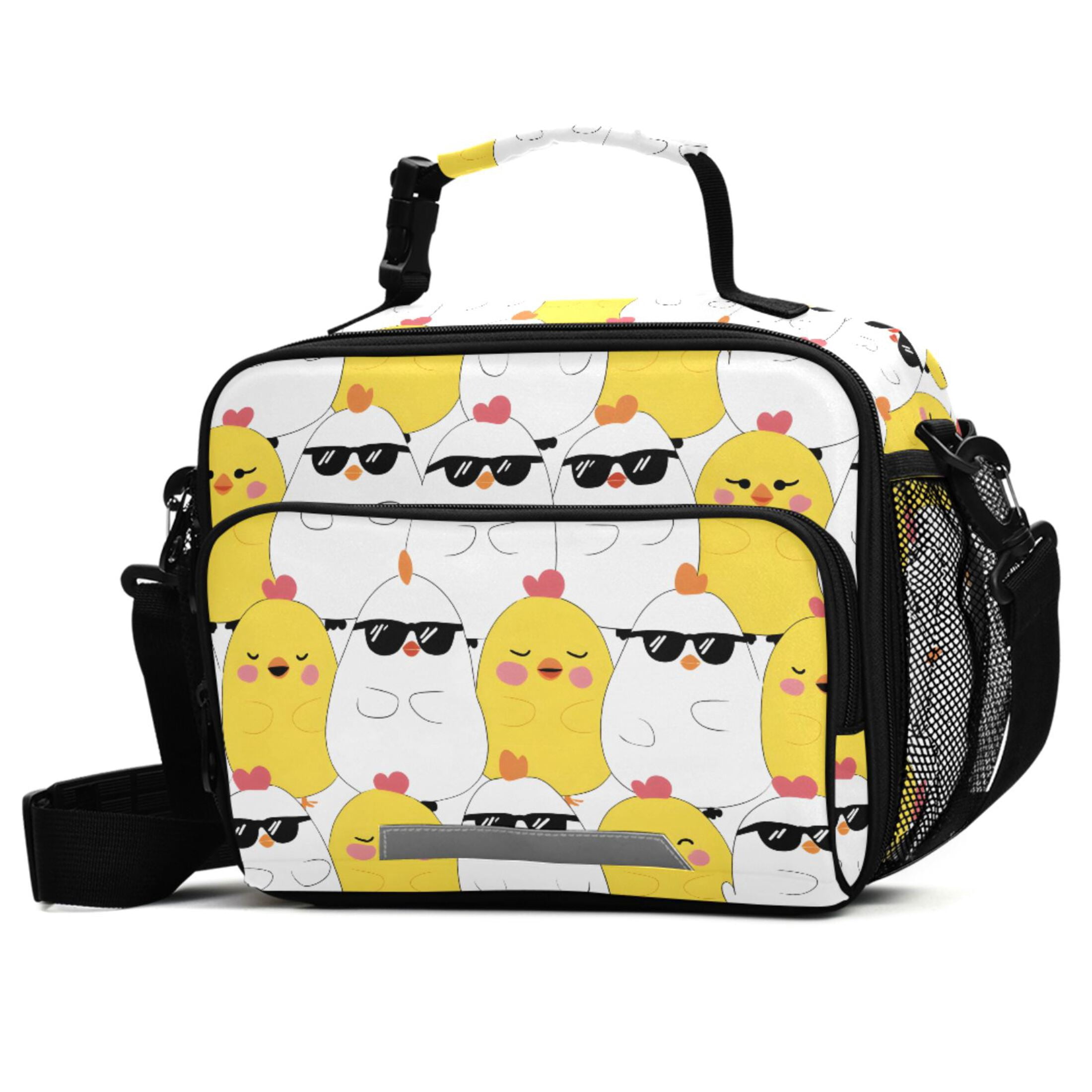 ALAZA Cute Chicken with Sunglasses Lunch Box Insulated Cooler Bag ...
