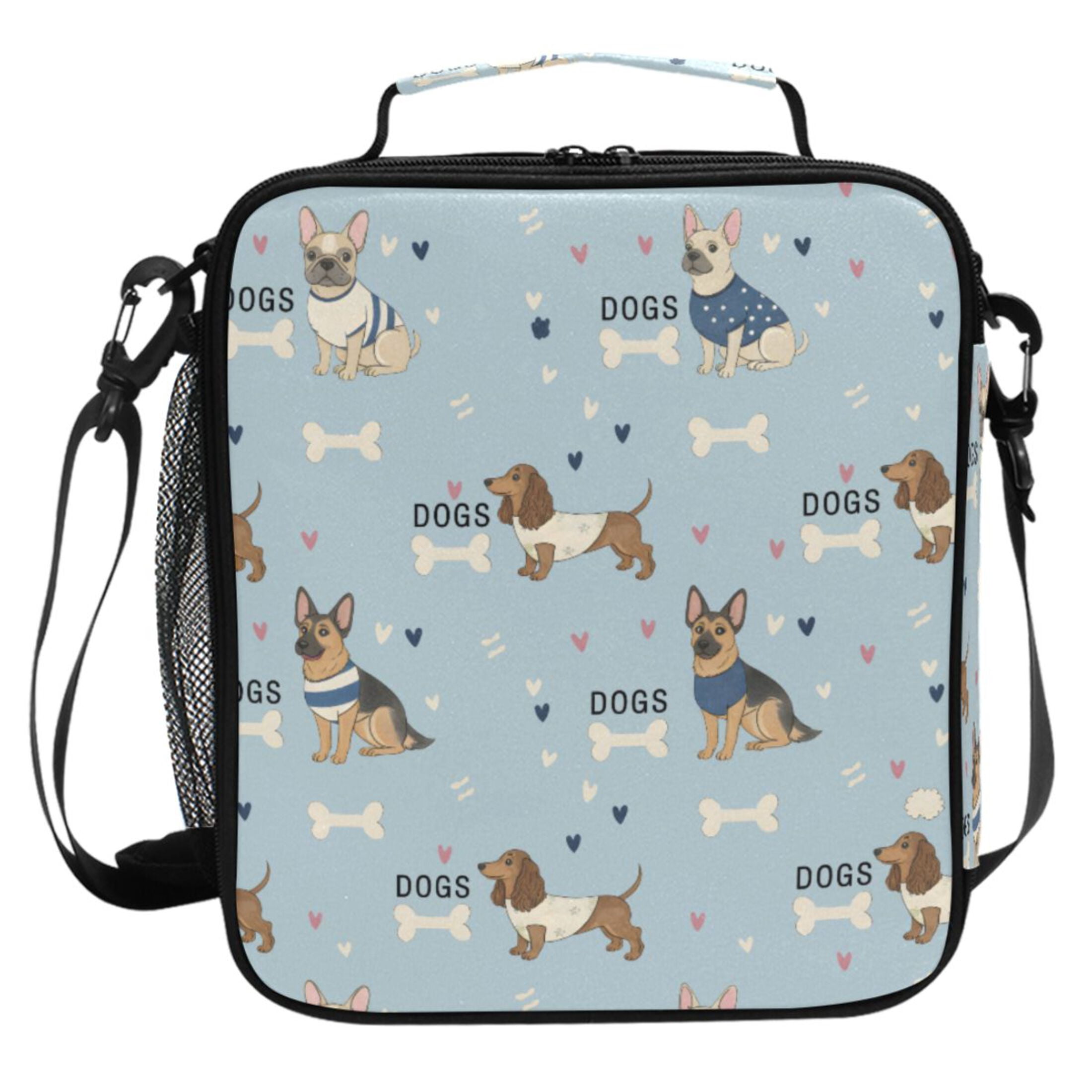 ALAZA Cute Dachshund Shepherd Dogs Lunch Box Insulated Cooler Lunch Bag ...