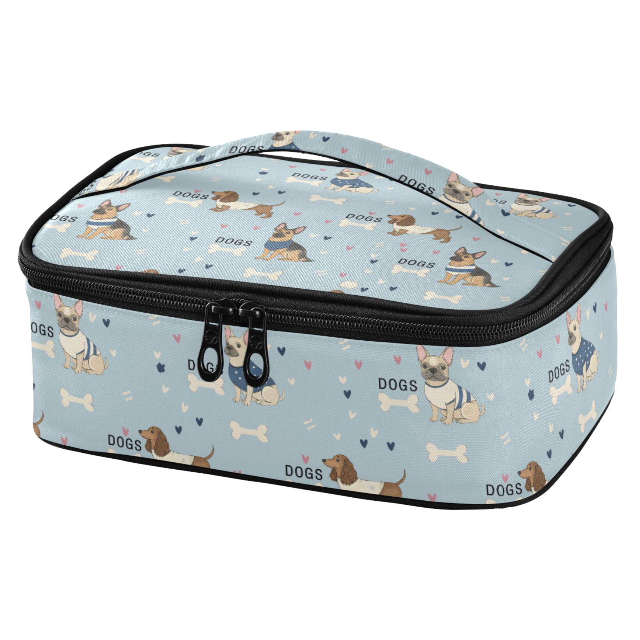 ALAZA Cute Dachshund Shepherd Dogs Lunch Box Insulated Cooler Tote Bag ...