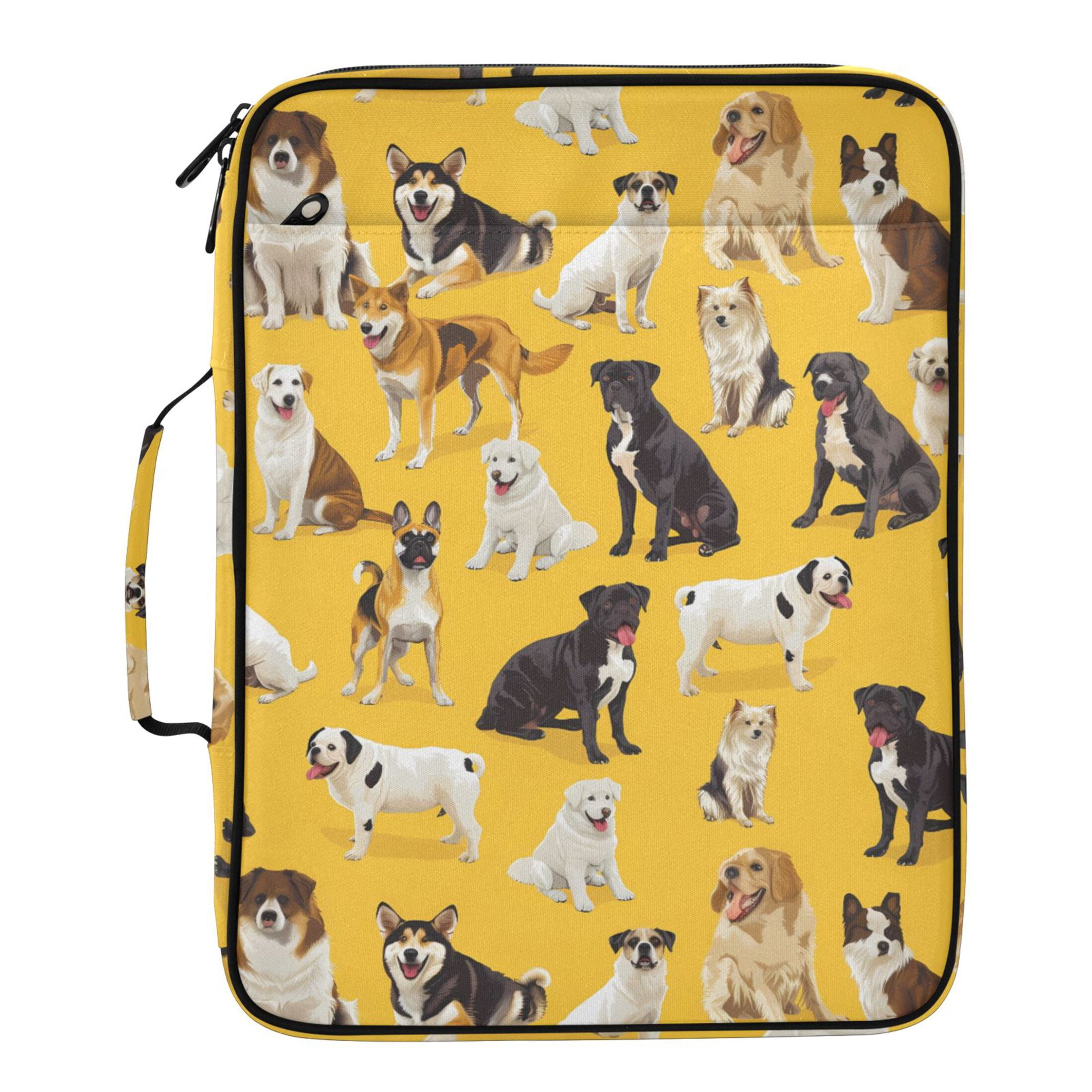 ALAZA Cute Different Dogs Pattern Expanding Accordion File Folder 3 ...