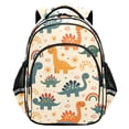 ALAZA Cute Dinosaurs School Backpack Elementary Bag Student Bookbag ...