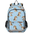 ALAZA Cute Dogs Heart School Laptop Backpack Travel Bag Casual Student ...