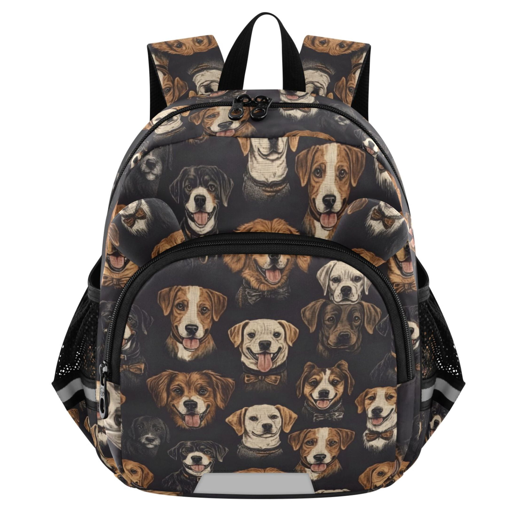ALAZA Cute Doodle Cartoon Dogs Mini Backpack School Bookbag Age 3-7 ...