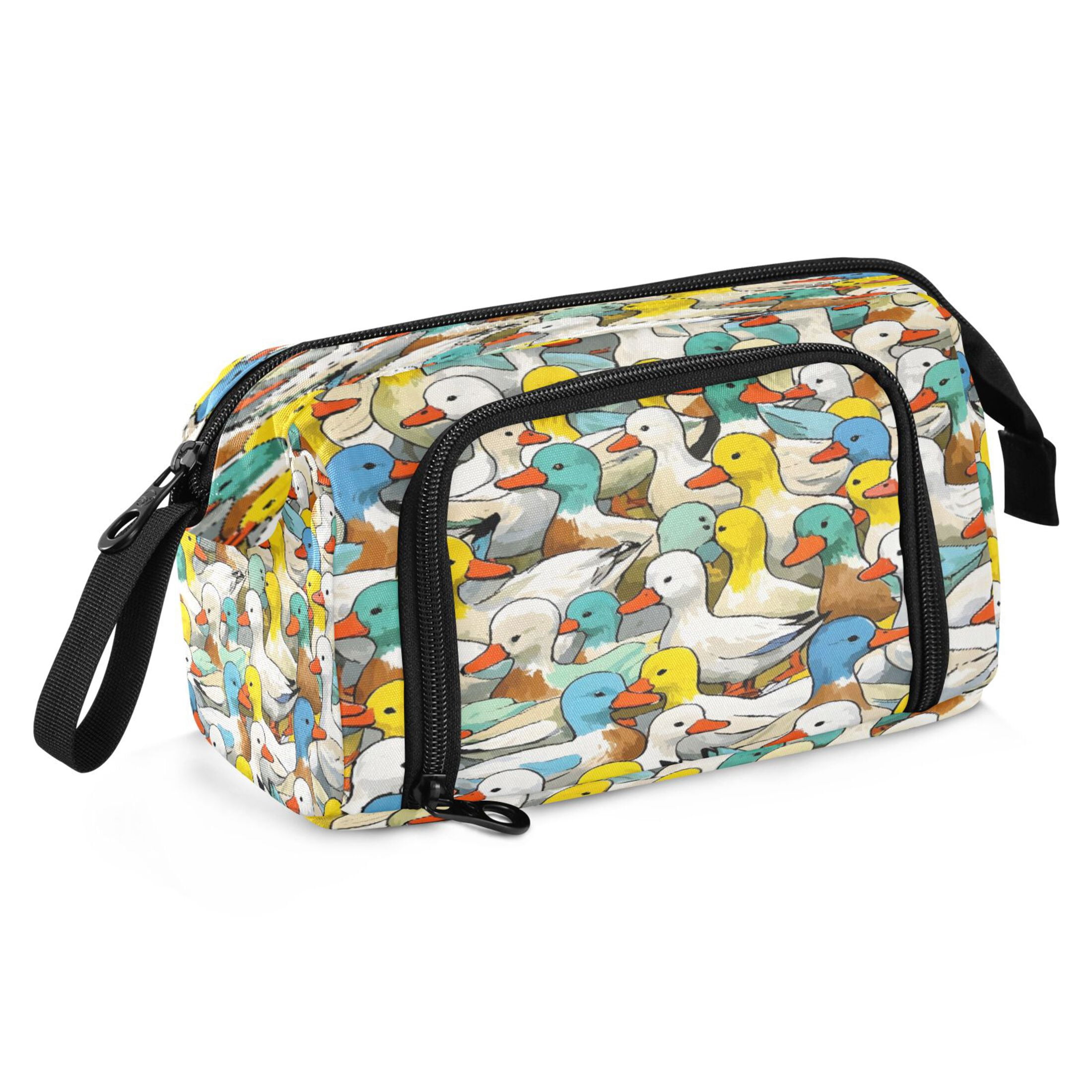 ALAZA Cute Ducks Pencil Pouch Big Capacity Pencil Case Zipper Organizer ...